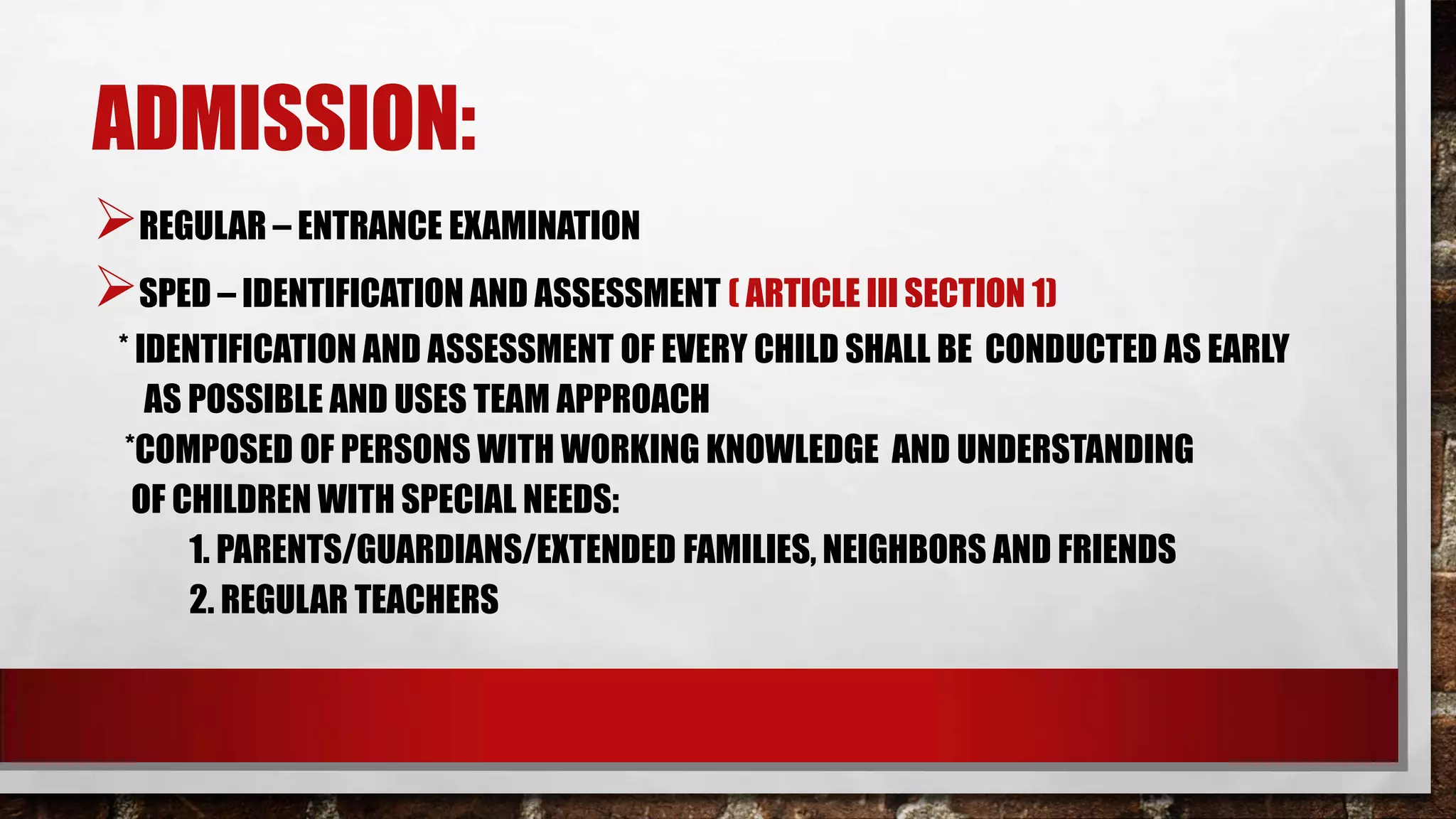 REGULAR AND SPED Compared | PPTX