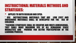 REGULAR AND SPED Compared | PPTX