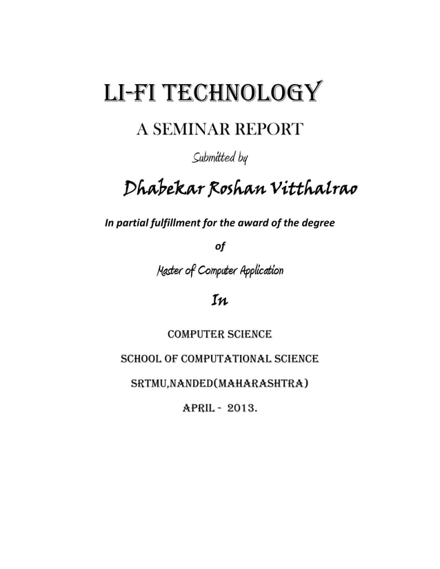 Everything You Need to Know About Li-Fi Technology | PDF