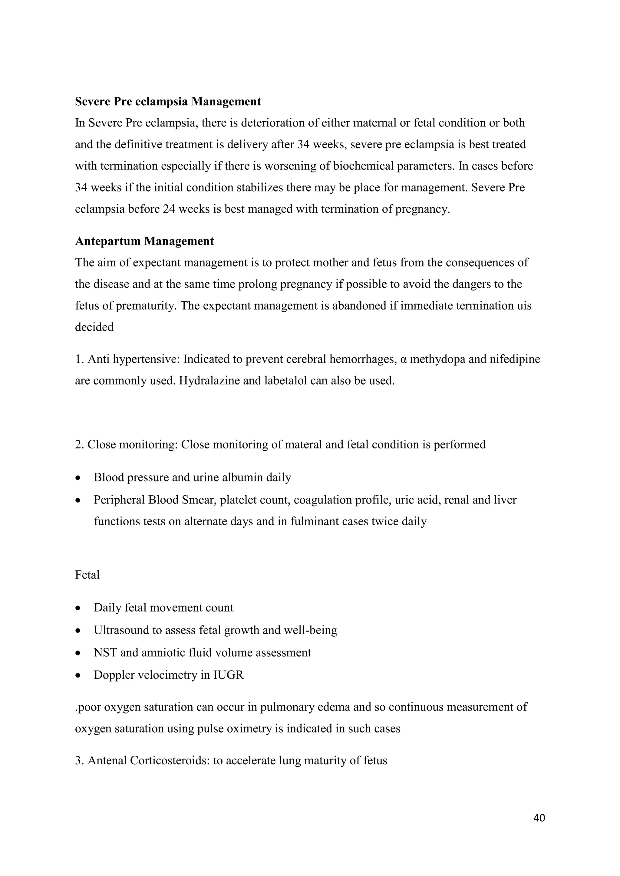 Case Study Report on PIH and Severe Pre eclampsia | DOCX