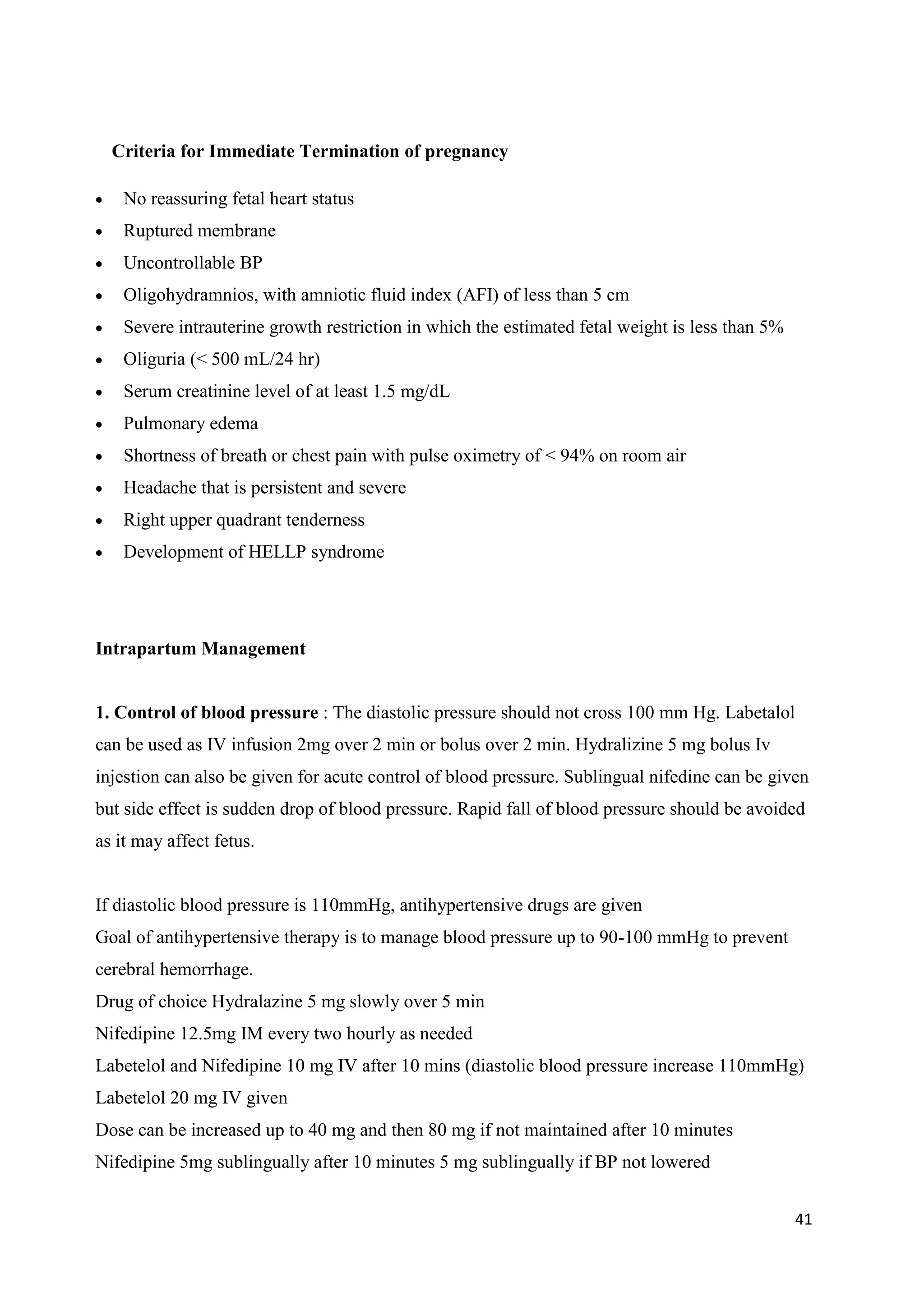 Case Study Report on PIH and Severe Pre eclampsia | DOCX