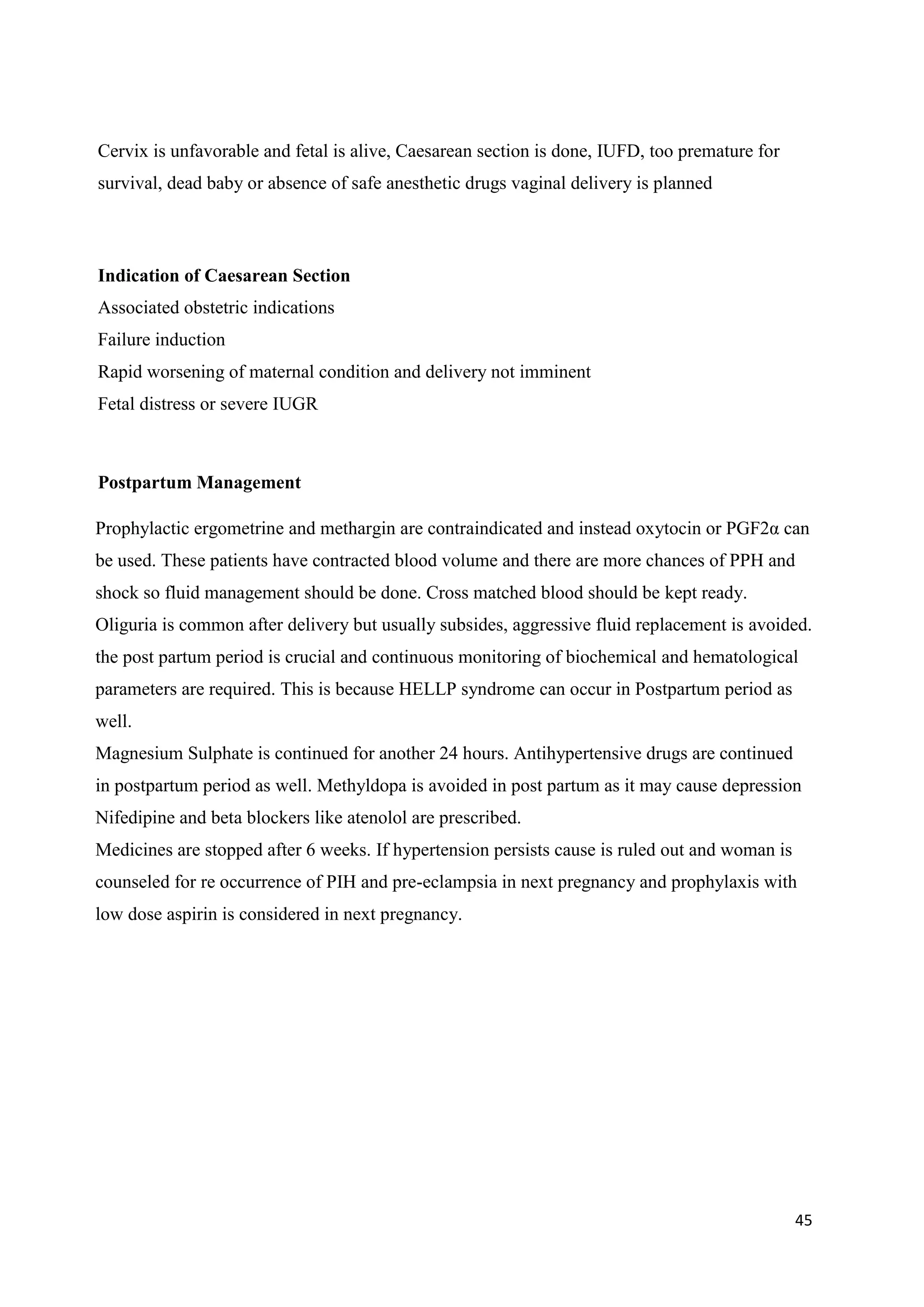 Case Study Report on PIH and Severe Pre eclampsia | DOCX