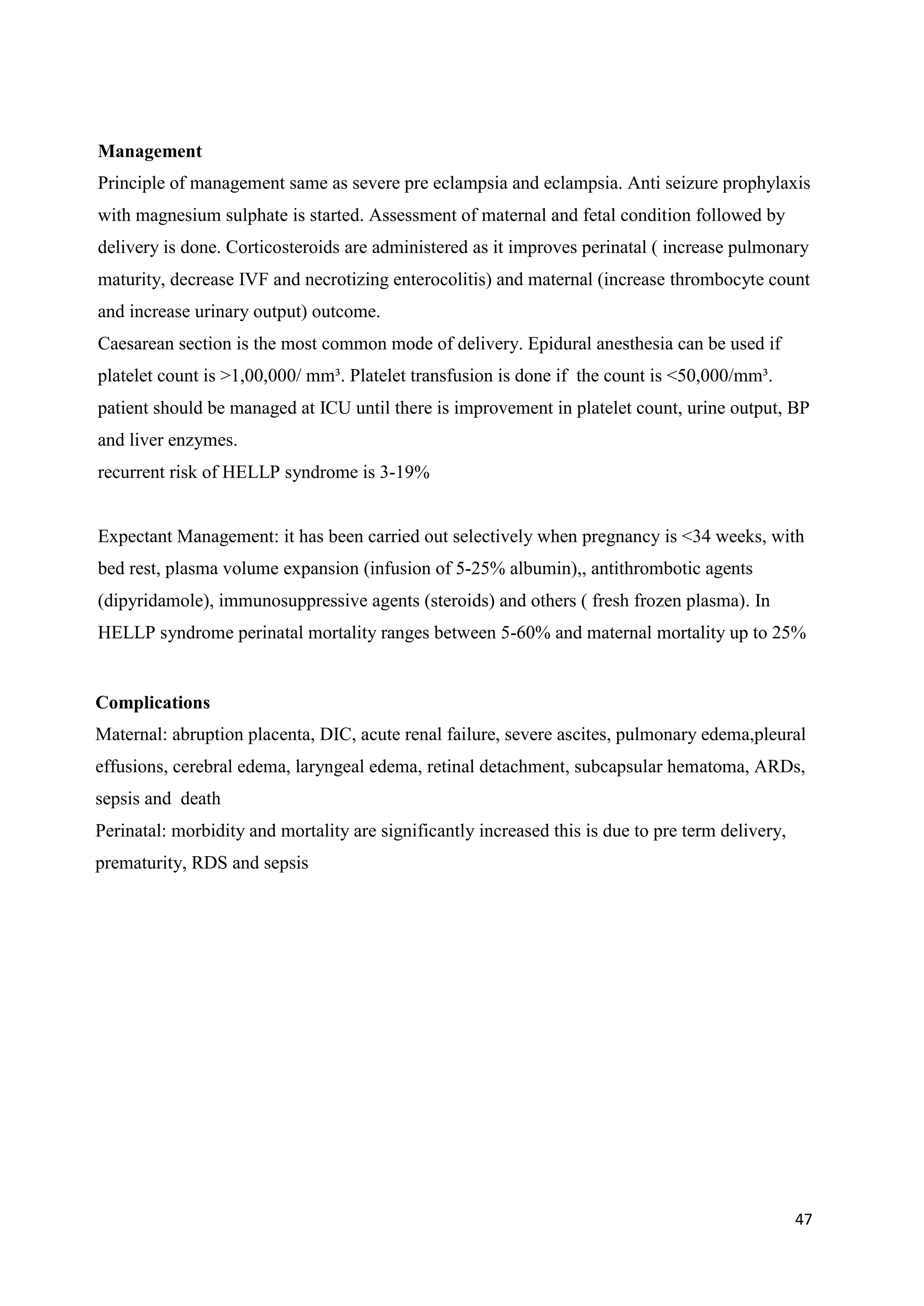 Case Study Report on PIH and Severe Pre eclampsia | DOCX
