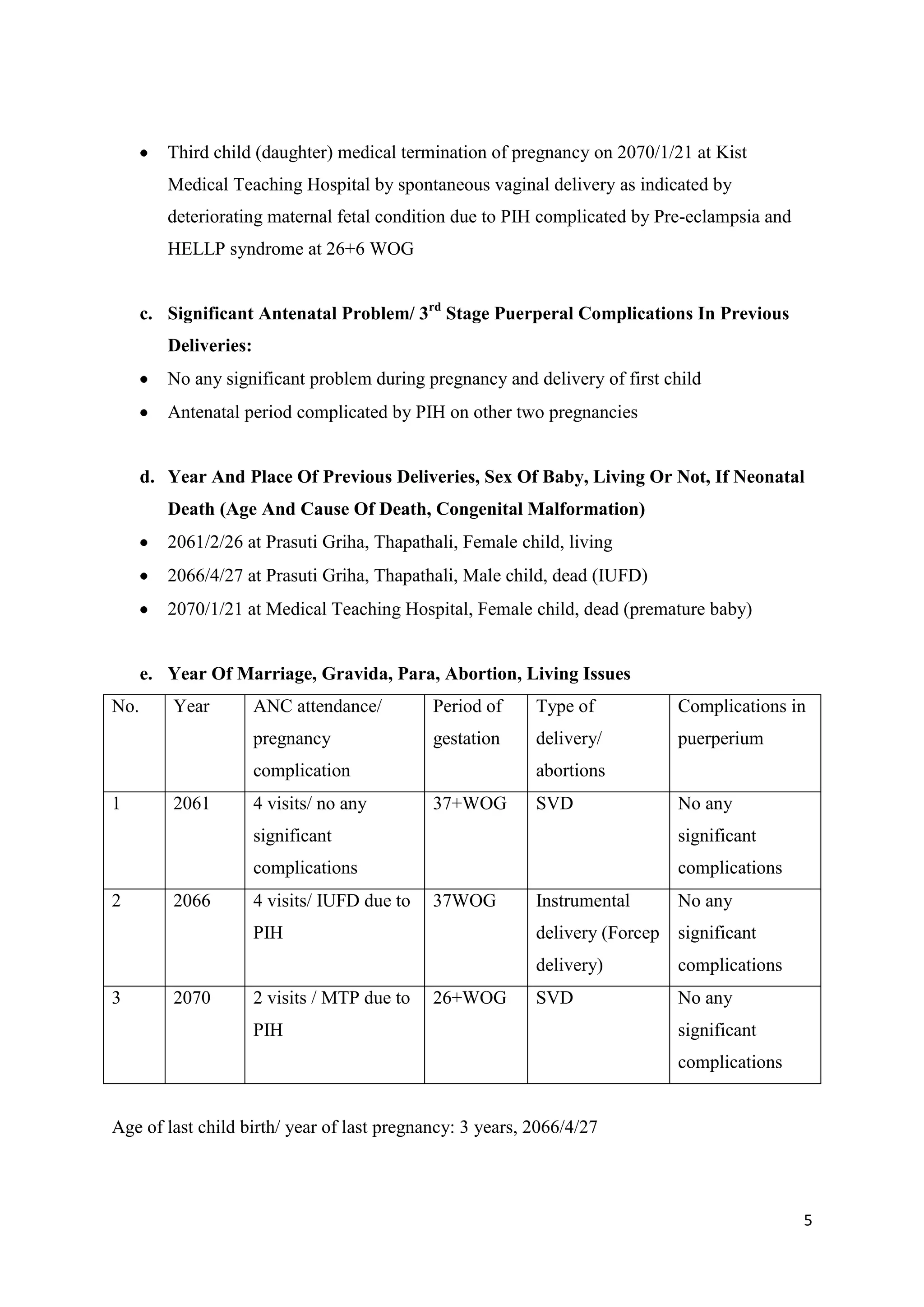 Case Study Report on PIH and Severe Pre eclampsia | DOCX