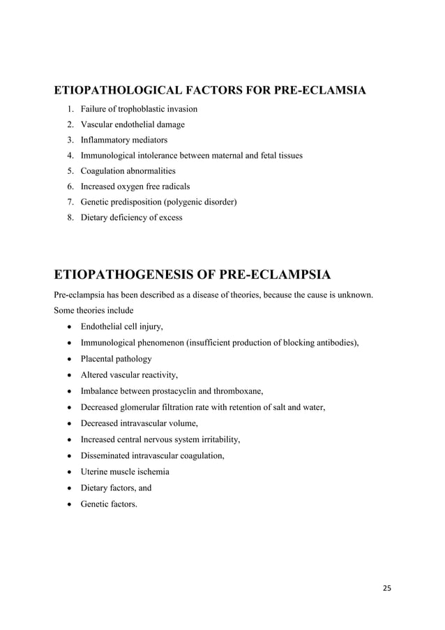 Case Study Report on PIH and Severe Pre eclampsia | DOCX | Pregnancy | Reproductive Health