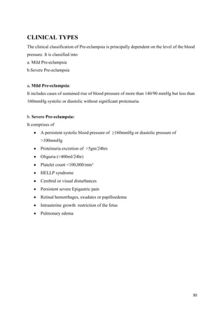 Case Study Report on PIH and Severe Pre eclampsia | DOCX