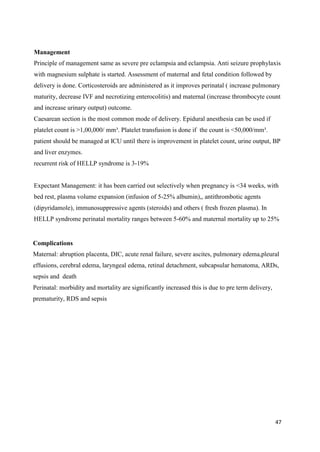 Case Study Report on PIH and Severe Pre eclampsia | DOCX