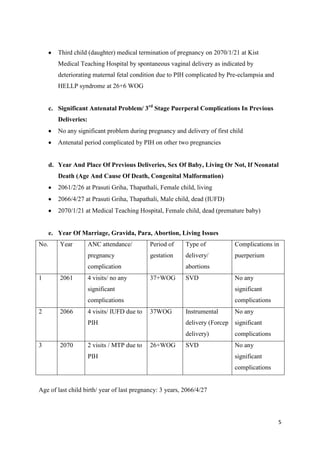 Case Study Report on PIH and Severe Pre eclampsia | DOCX