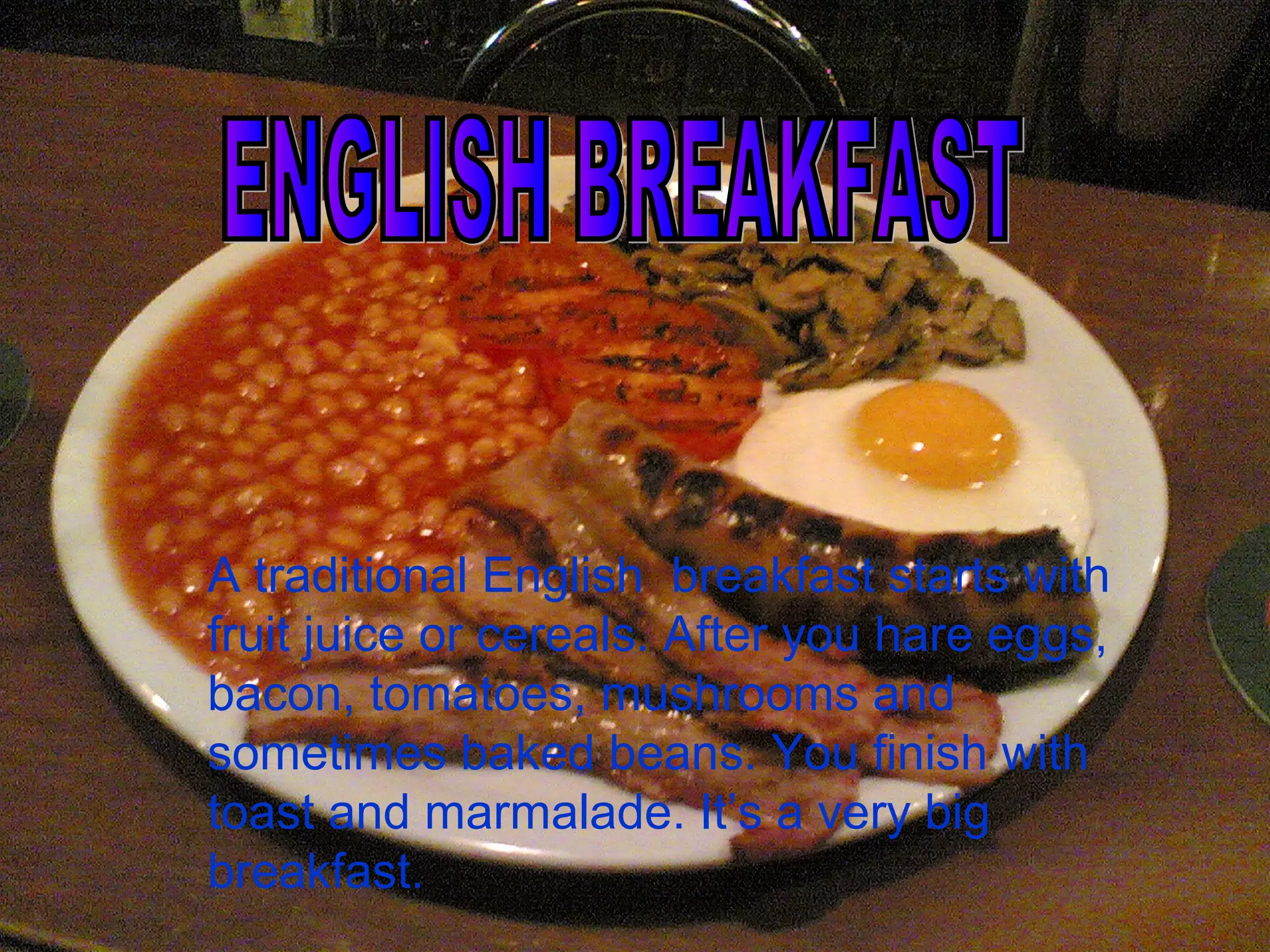 english breakfast | PPT