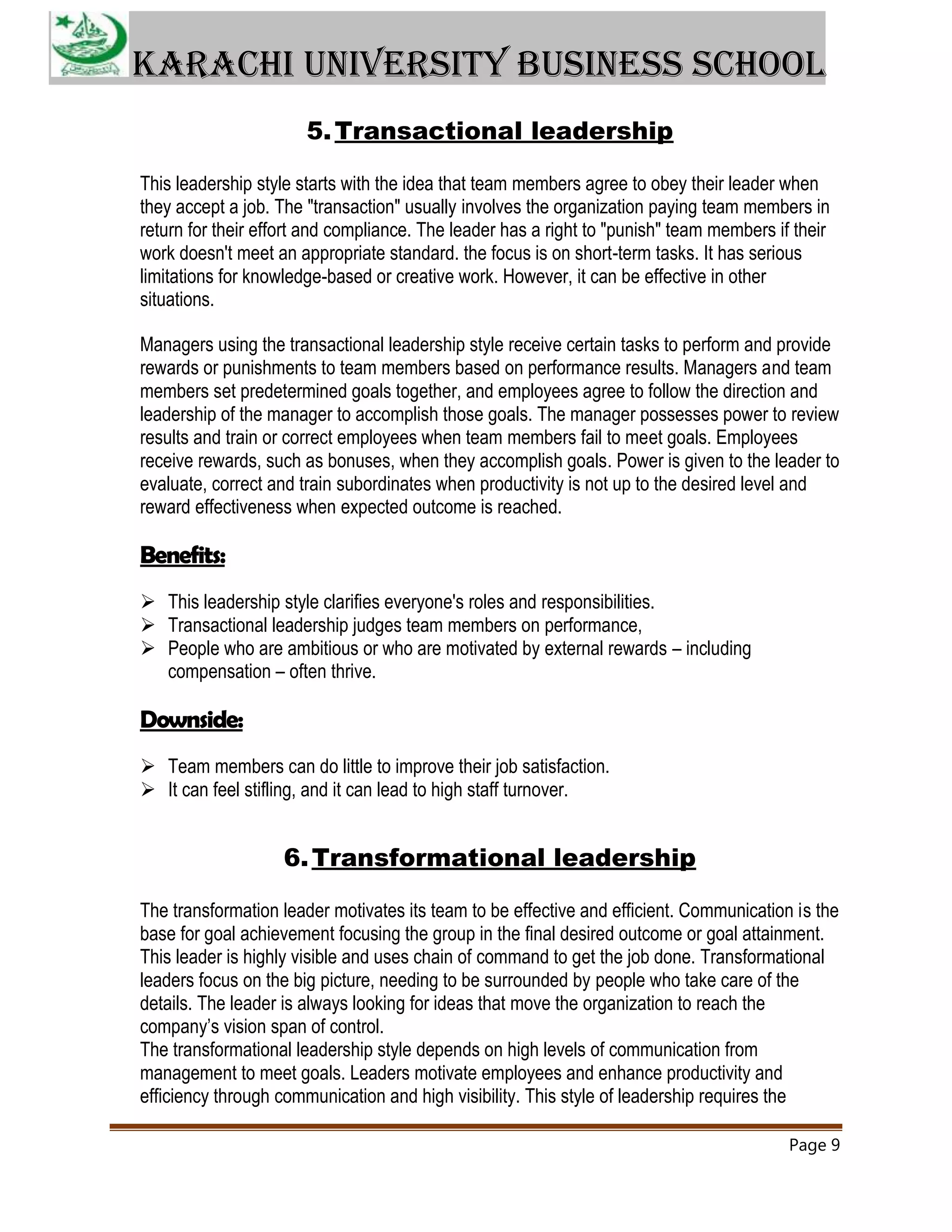 Leadership Report | DOCX