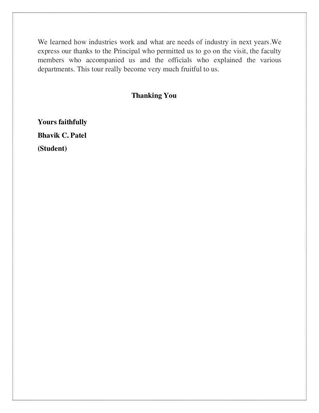 Report On Industrial Visit report-on-industrial-visit