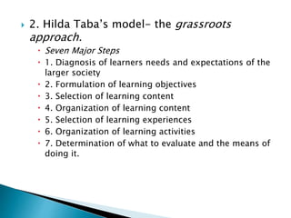 Concepts, nature and purposes of curriculum | PPTX