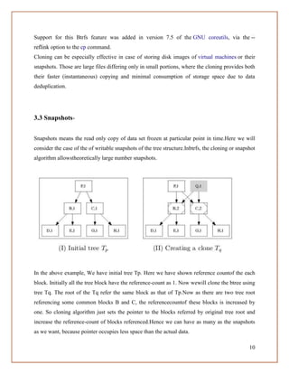 b tree file system report | DOCX | Computing | Technology & Computing