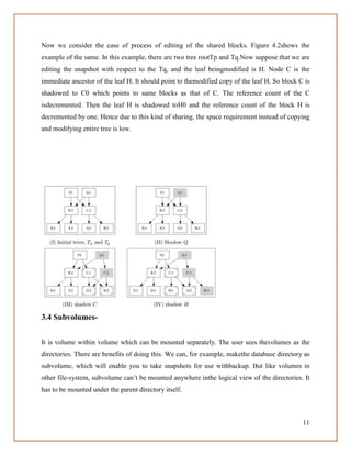 b tree file system report | DOCX | Computing | Technology & Computing