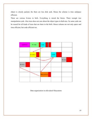 b tree file system report | DOCX | Computing | Technology & Computing