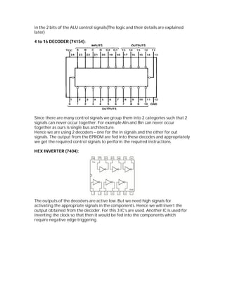 Design and Fabrication of 4-bit processor | PDF