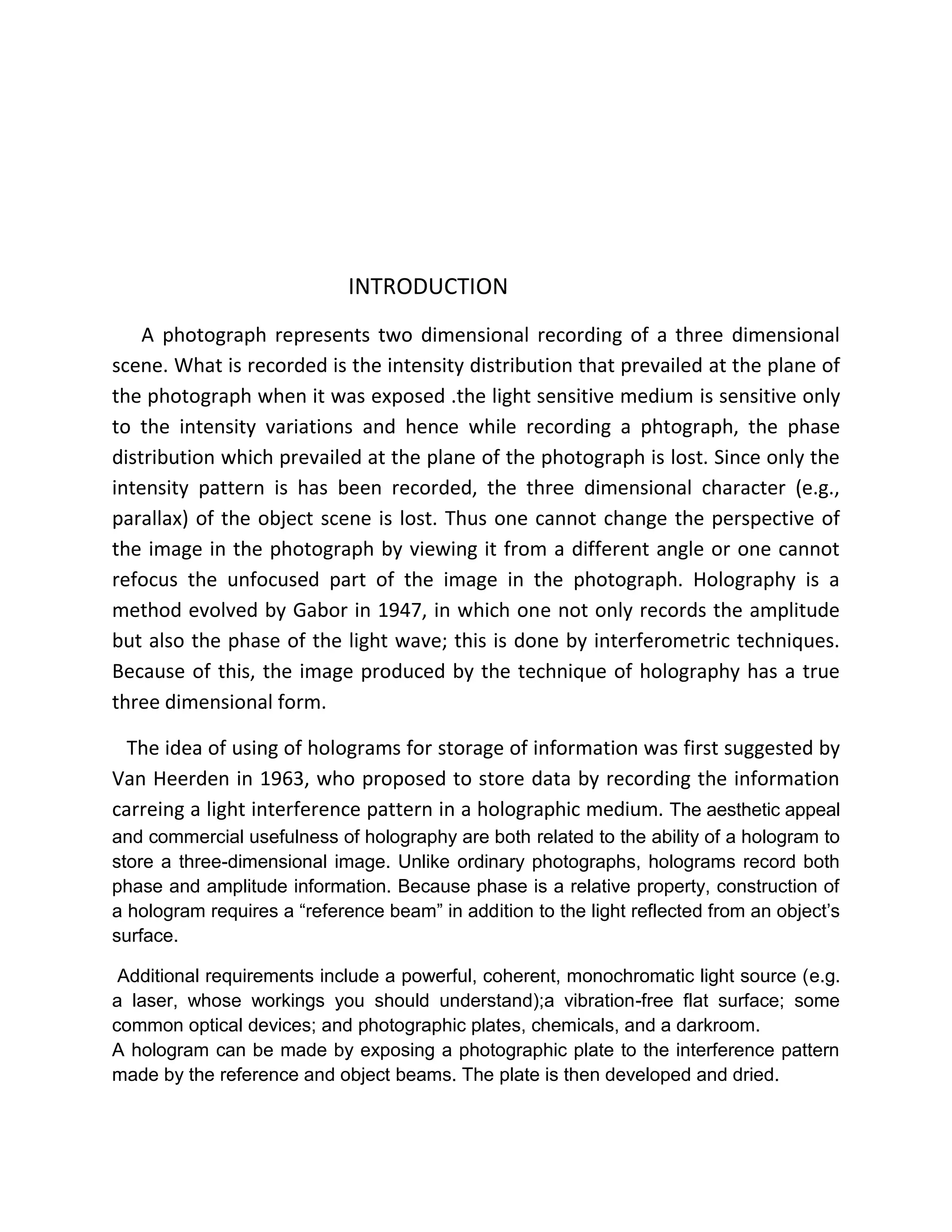 holographic interferometry | PDF