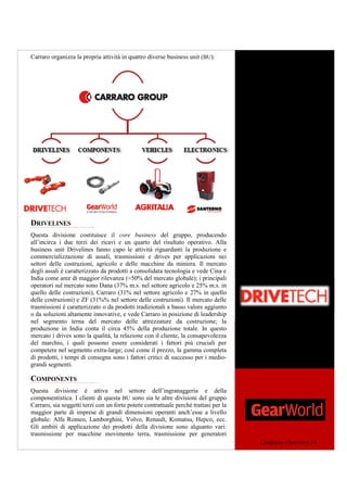 Financial Analysis Carraro Spa | PDF