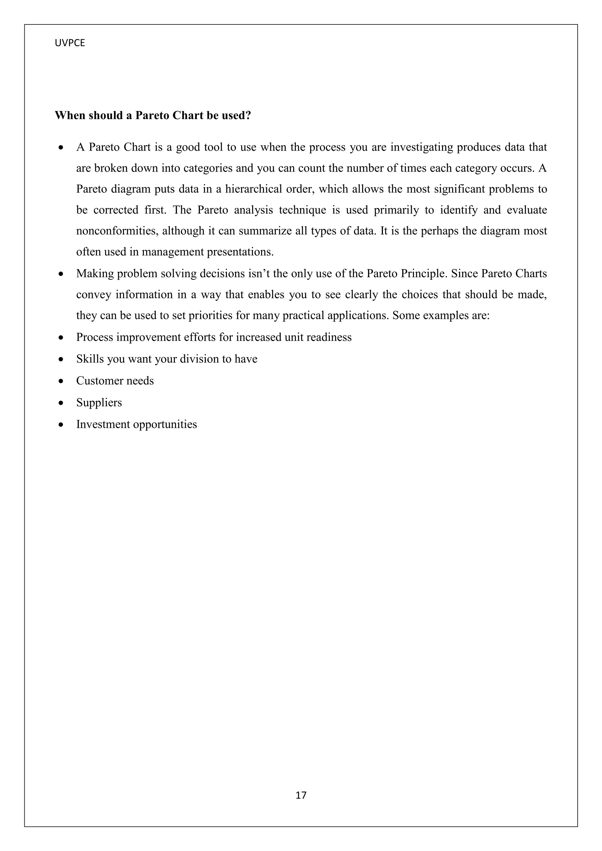 REPORT ON QUALITY CONTROL BY REDUCING REJECTION DUE TO CHIP IMPRESSION ...