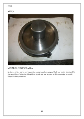 REPORT ON QUALITY CONTROL BY REDUCING REJECTION DUE TO CHIP IMPRESSION ...