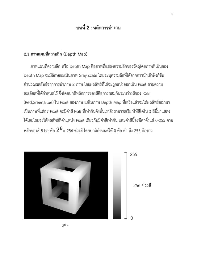 sample plot 3D form depth map using OpenCV | PDF