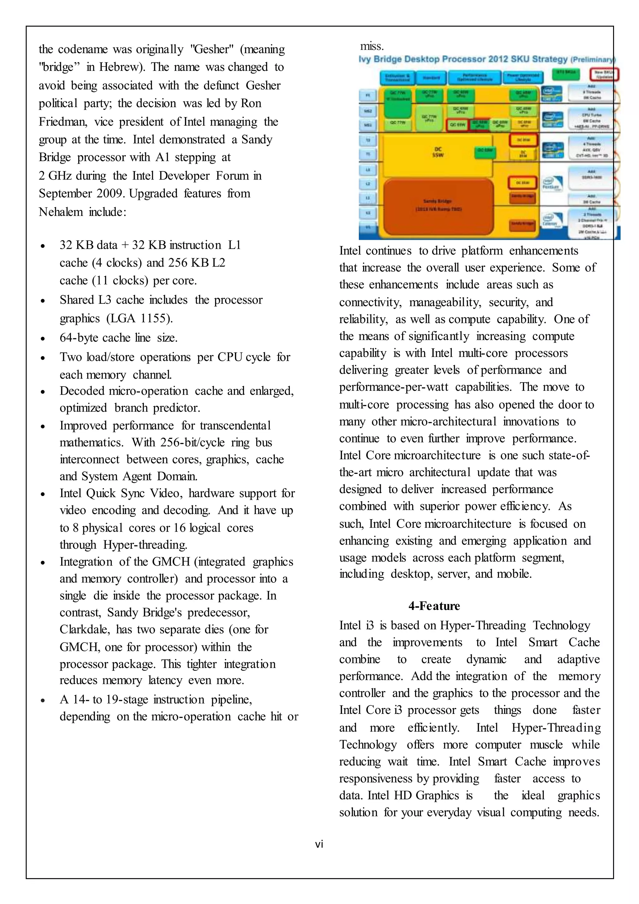 Intel i3 processor | DOCX