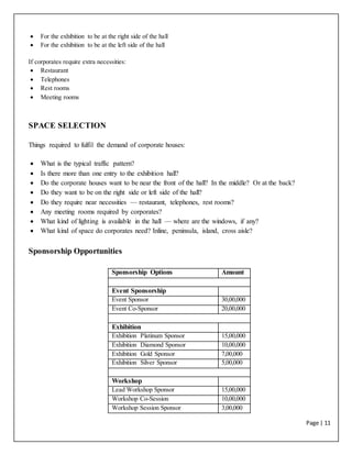 Report in Word Format on MARKETING OF TRADE FAIR FOR CONSUMER DURABLES ...