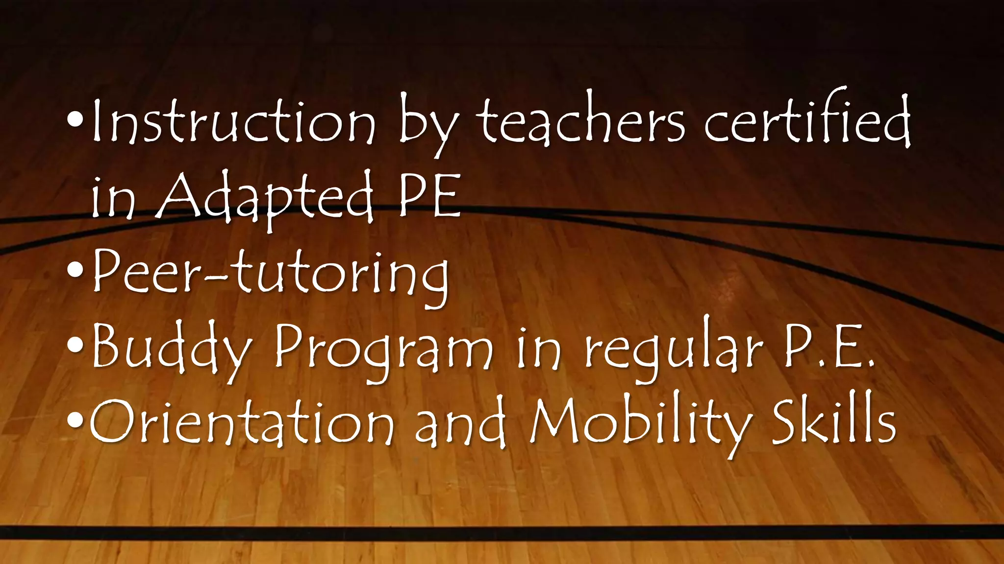 Adapted Physical Education | PPTX