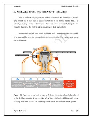 Report File On RedTacton | DOCX