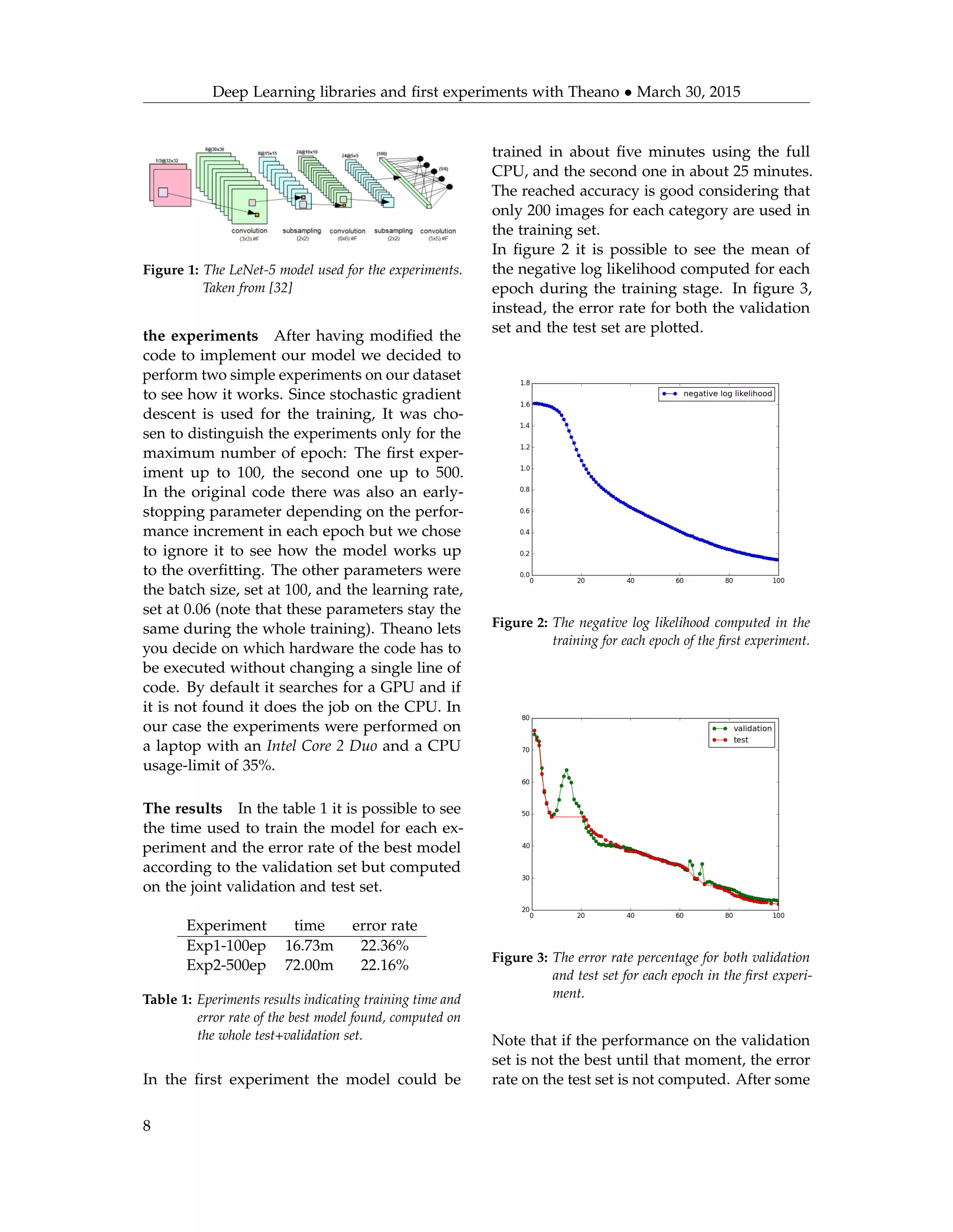 Deep Learning libraries and ﬁrst experiments with Theano | PDF