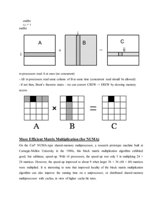 Matrix Multiplication Report | DOCX | Computing | Technology & Computing