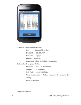 Vehicle Tracking System Android Project Report | DOC