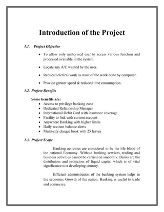 online banking system | PDF