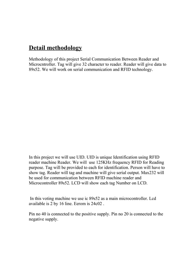 electronic voting machine by rfid | PDF