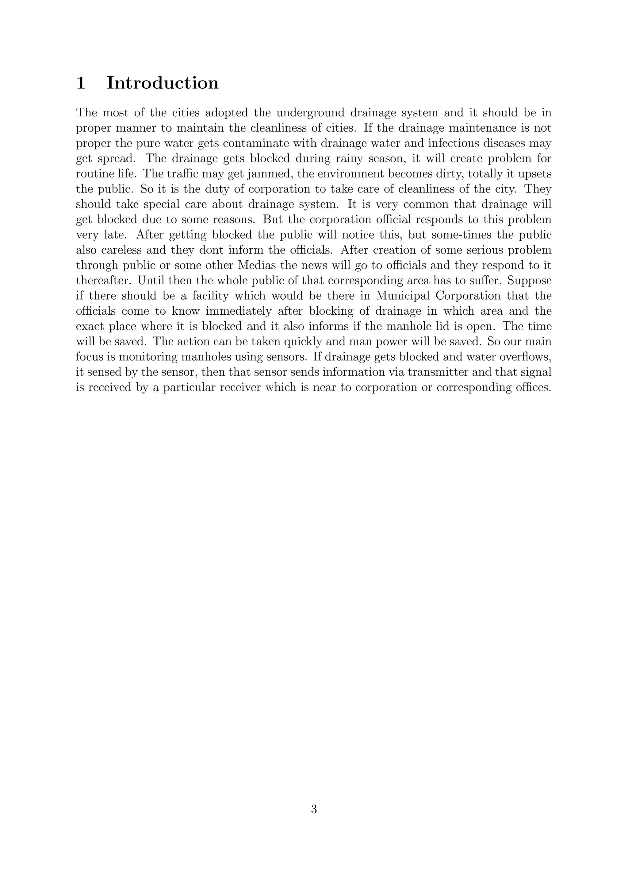 Internet of Things for Underground Drainage and Manhole monitoring ...