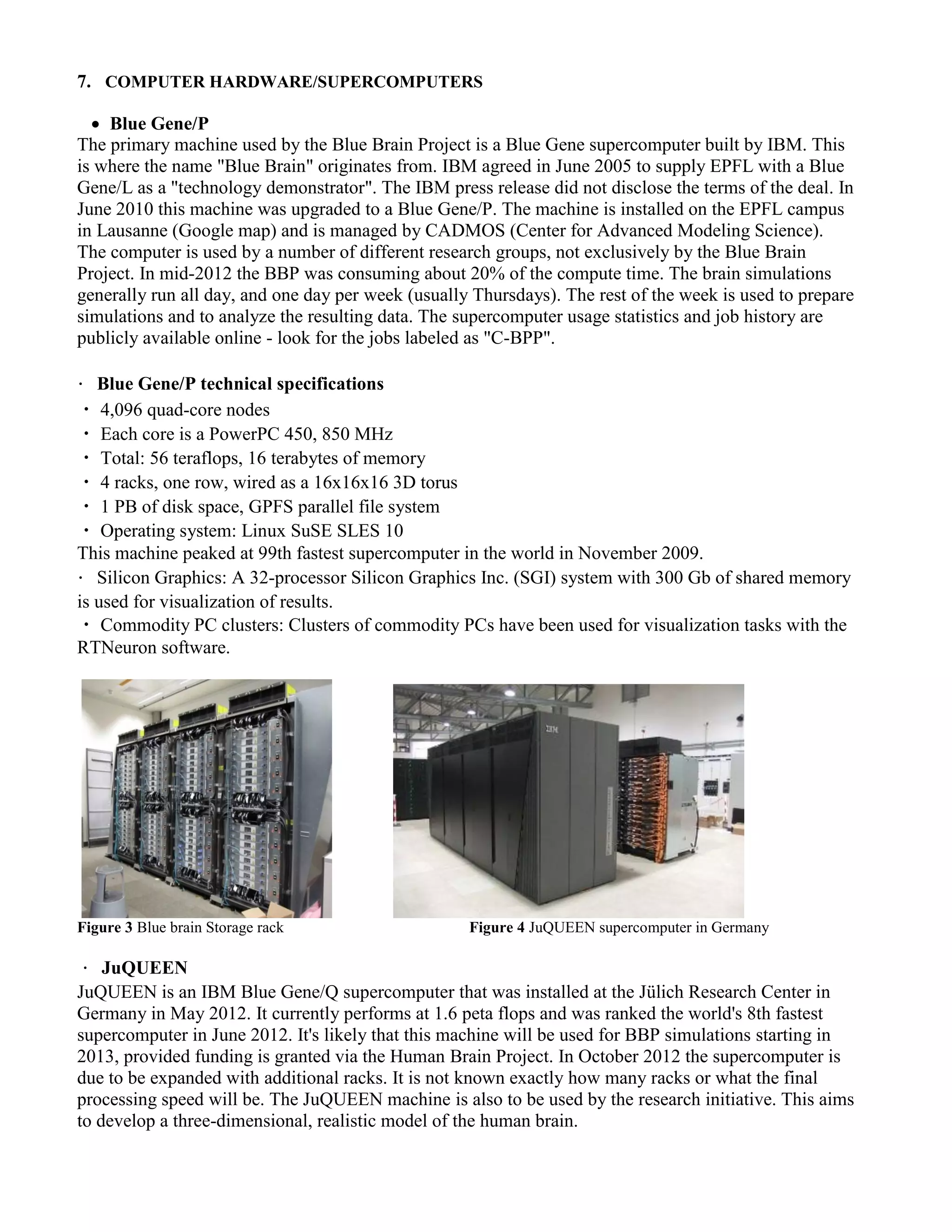 Blue Brain Seminar Report | PDF