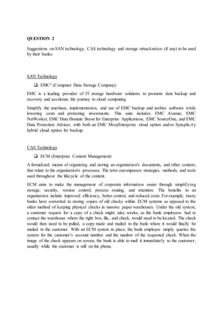 Report Storage | DOCX | Data Storage and Warehousing | Computing