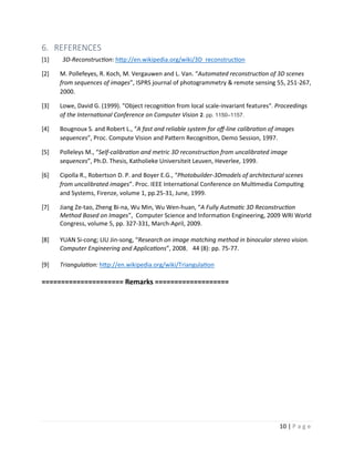 3D Reconstruction from Multiple uncalibrated 2D Images of an Object | PDF