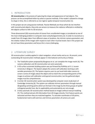 3D Reconstruction from Multiple uncalibrated 2D Images of an Object | PDF