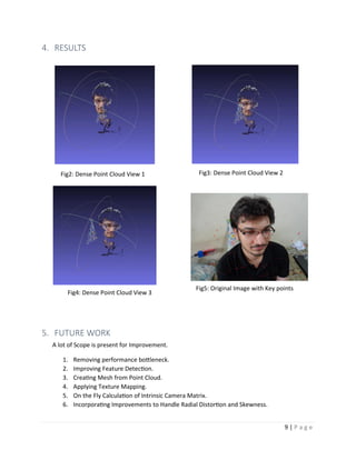 3D Reconstruction from Multiple uncalibrated 2D Images of an Object | PDF