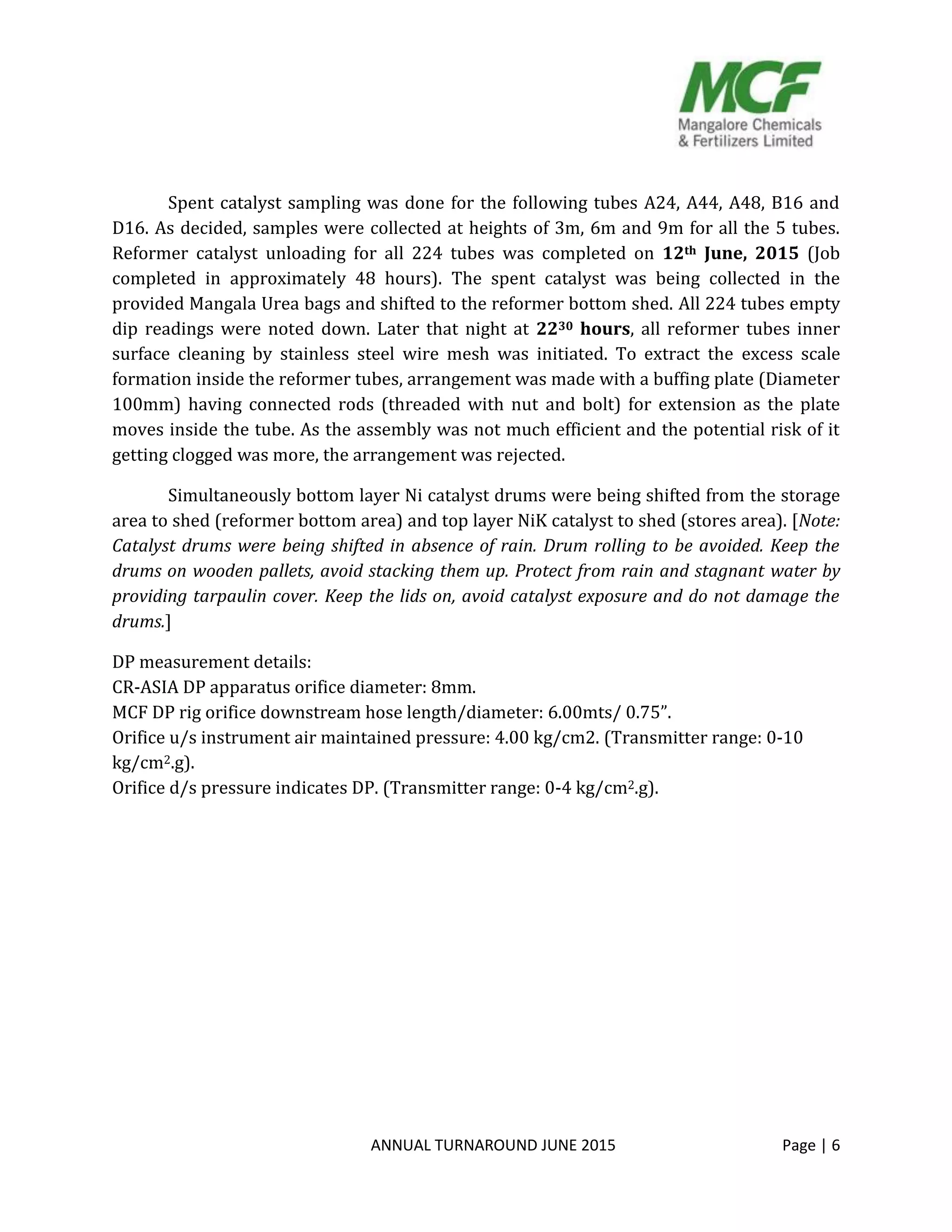 Reformer Catalyst Report | PDF