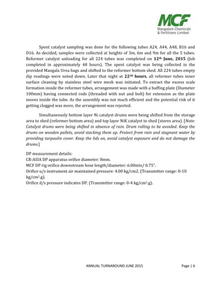 Reformer Catalyst Report | PDF
