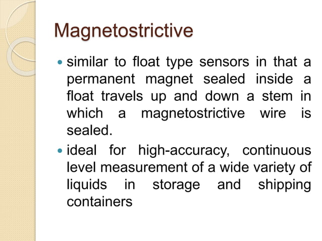 industrial level measurement | PPT