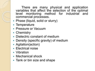 industrial level measurement | PPT