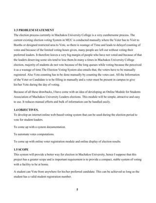 Online Voting Module | PDF