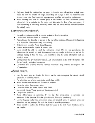 Technical Writing and Presentation Skills | DOCX | Internet for ...