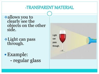 Characteristic Of light and Visible Spectrum | PPTX