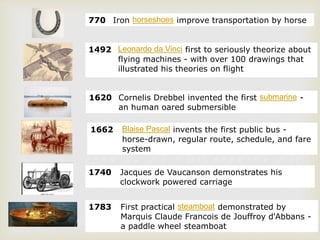 History of Transportation Mode | PPTX