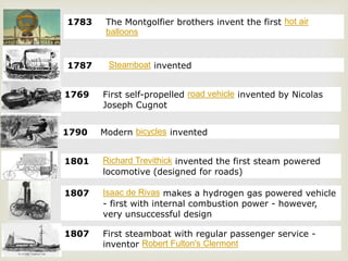History of Transportation Mode | PPTX