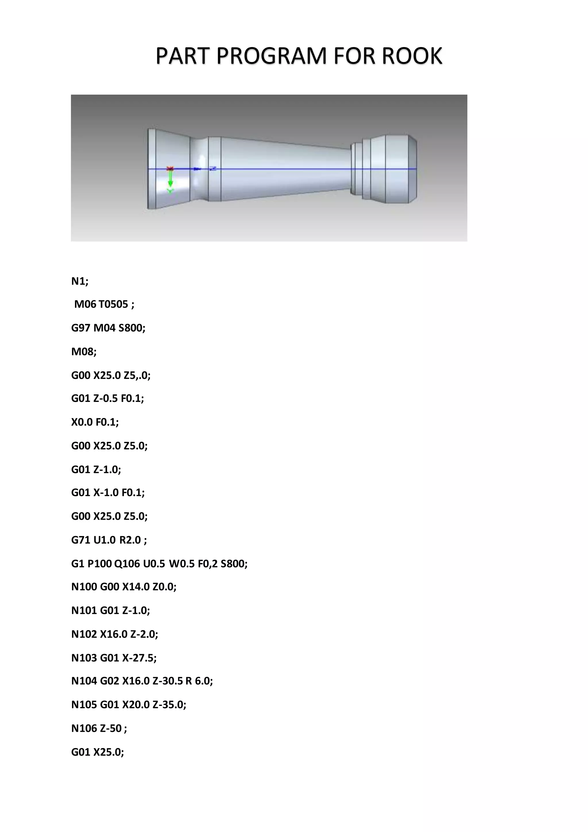 chess pieces program of cnc lathe . | DOCX